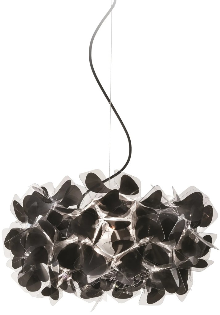 Slamp Clizia Mama Non Mama Black Medium, designové svítidlo s černým kabelem, 2x12W E27, prům. 53cm