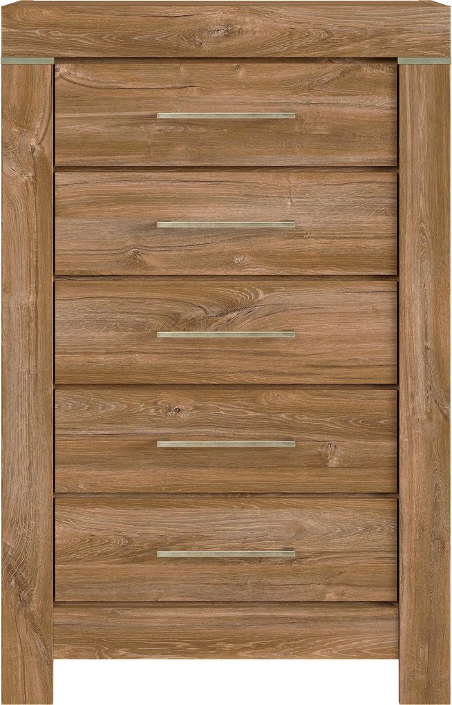 XXXLutz KOMODA, barvy dubu, 70/110/45 cm Welnova - Široké komody - 002427002812