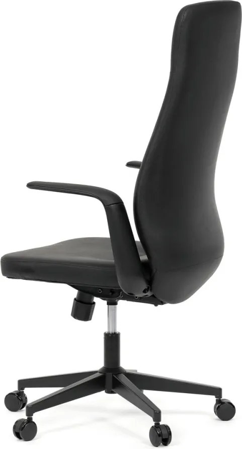 Kancelářské křeslo KA-T8325 BK, synchronní mechanismus, černá ekokůže (66 x 62) cm