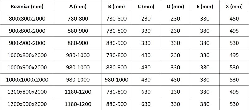 Mexen Exo, asymetrický sprchový kout s posuvnými dveřmi 100 x 80 cm, 6mm čiré sklo, chromový profil, 8132-100-080-01-00
