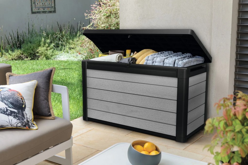 KETER DENALI DUOTECH 380L Úložný box 122,9 x 62,1 x 70,6 cm, šedohnědá 17205969