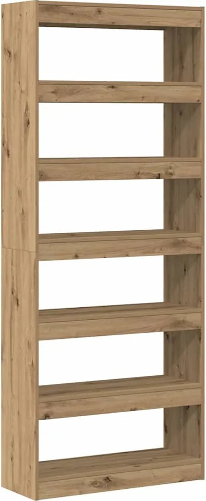 Knihovna 6 úrovní 80 x 30 x 198 cm Kompozitní dřevo 3333922