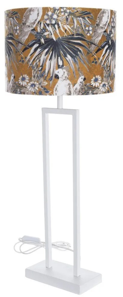 Stolní lampa White Parot 78cm