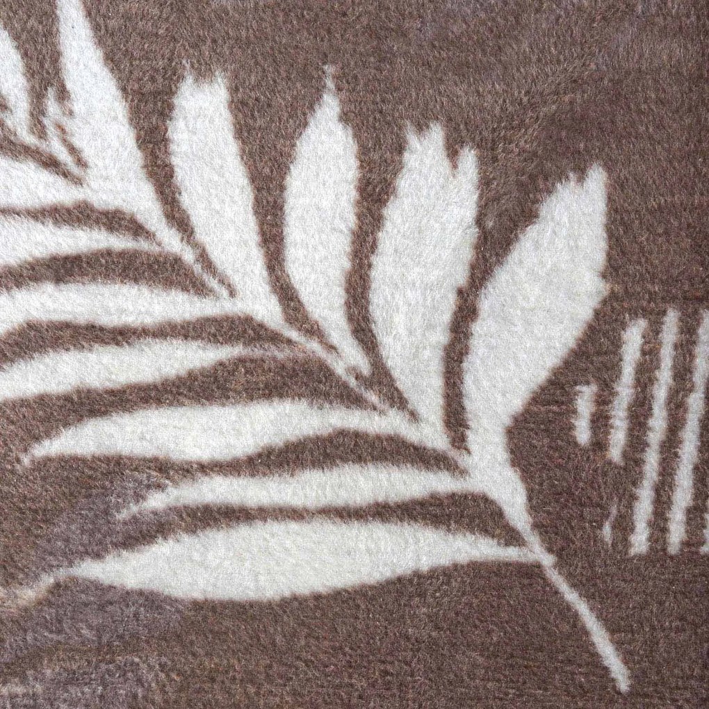 BAVLNĚNÁ DEKA LEAF 150X200 CM VZROVOVANÁ