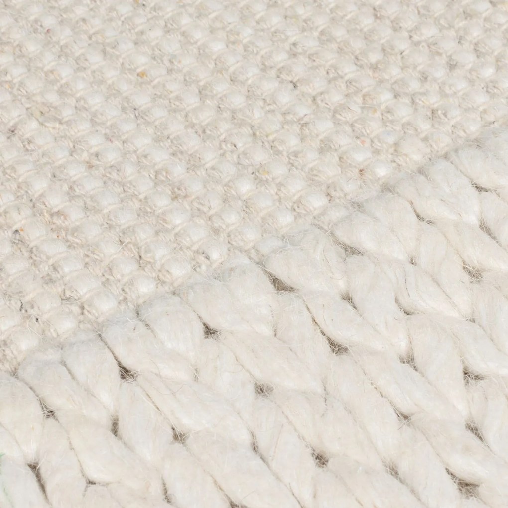 Flair Rugs, Kusový koberec Rue Plait Natural, 160x230, bílá, ložnice