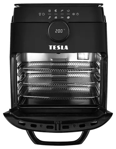 TESLA Electronics AirCook & Grill - Chytrá horkovzdušná fritéza 12 l 1800W/230V
