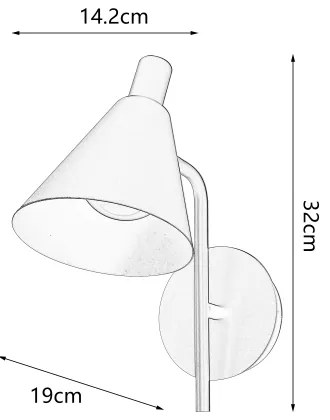 Brilagi - LED Nástěnná lampa LUCERA LED/3W/230V žlutá