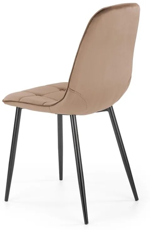 Halmar Jídelní židle K417 - skořicová