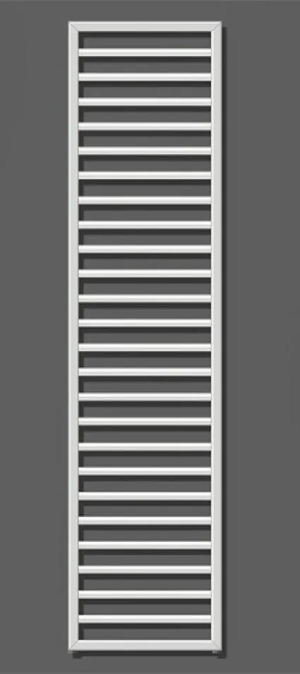 Zehnder Subway - Koupelnový radiátor 184x60 cm, rovný, středové připojení 5 cm, chrom SUBC-180-060
