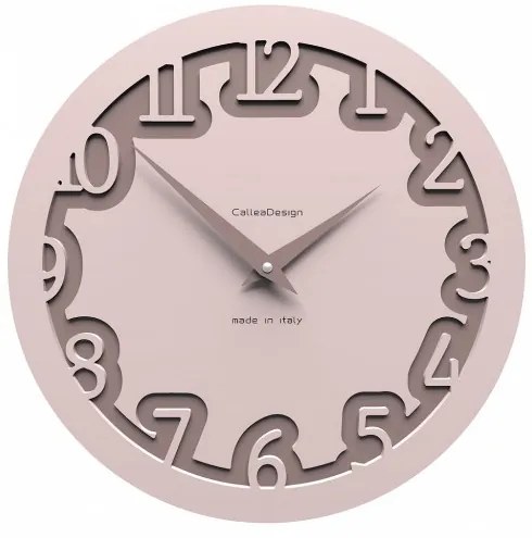 Designové hodiny 10-002 CalleaDesign Labirinto 30cm (více barevných verzí) Barva růžová lastura (nejsvětlejší)-31