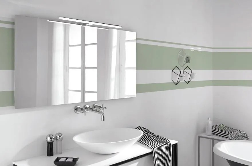 Sapho, FELINA LED svítilna, 8W, 308x15x112mm, chrom, FE030