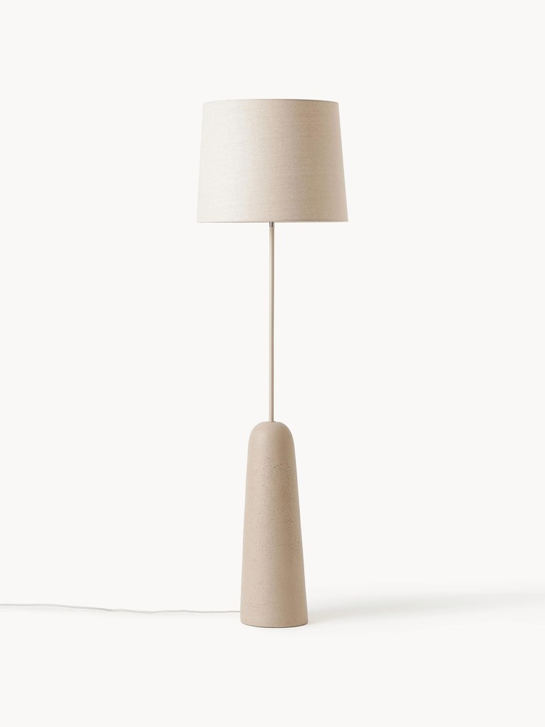 Stojací lampa's betonovou podstavou Kaya