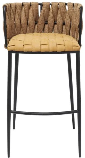Cheerio barová židle žlutá