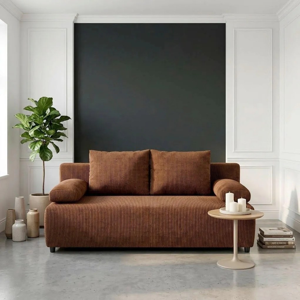 XXXLutz ROZKLÁDACÍ POHOVKA, textil, světle červená P & B - Rozkládací pohovky - 001574008304