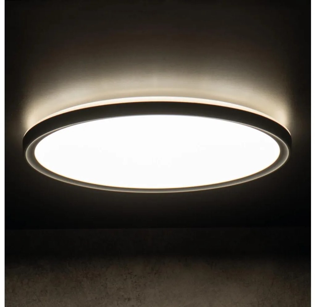 Kanlux 31501- LED Koup. str. svítidlo AZPO LED/11,8W/230V pr. 22,5 cm IP54 černá