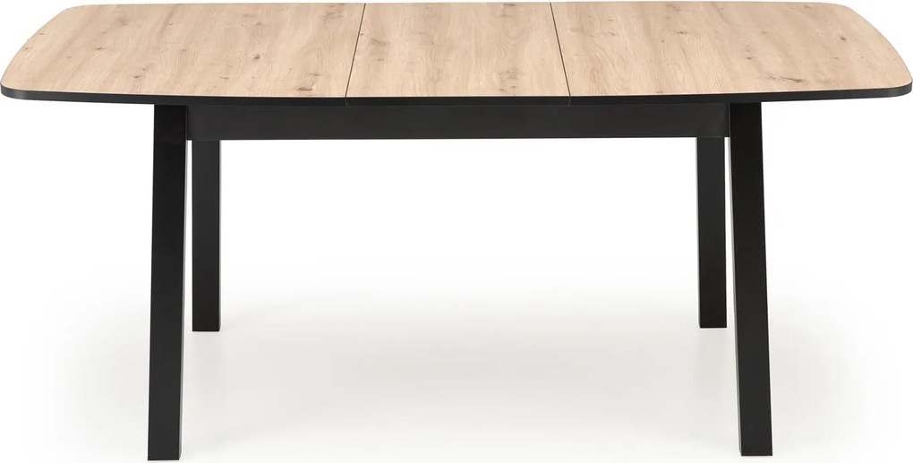 Rozkládací jídelní stůl Barril 130/170 cm dub artisan/černý