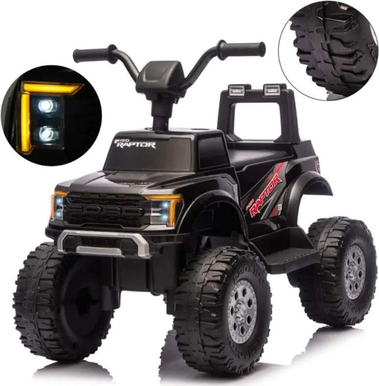 Elektrická čtyřkolka Milly Mally Ford F-150 Raptor black