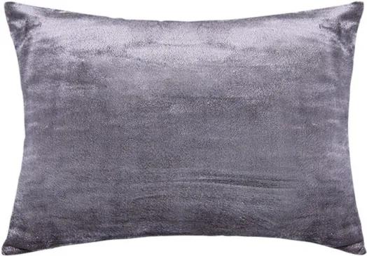 XPOSE ® Mikroplyšový povlak na polštář - tmavě šedá 50x70 cm