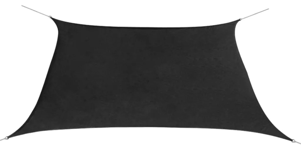 Stínící plachta oxfordská látka čtvercová 3,6x3,6 m antracitová - Default Title