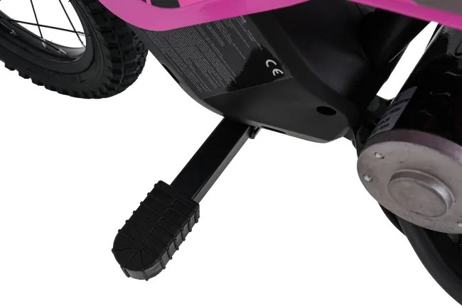 Elektrická motorka SHARK růžová