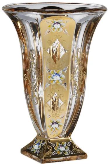 Váza Zlato, bezolovnatý crystalite, výška 360 mm