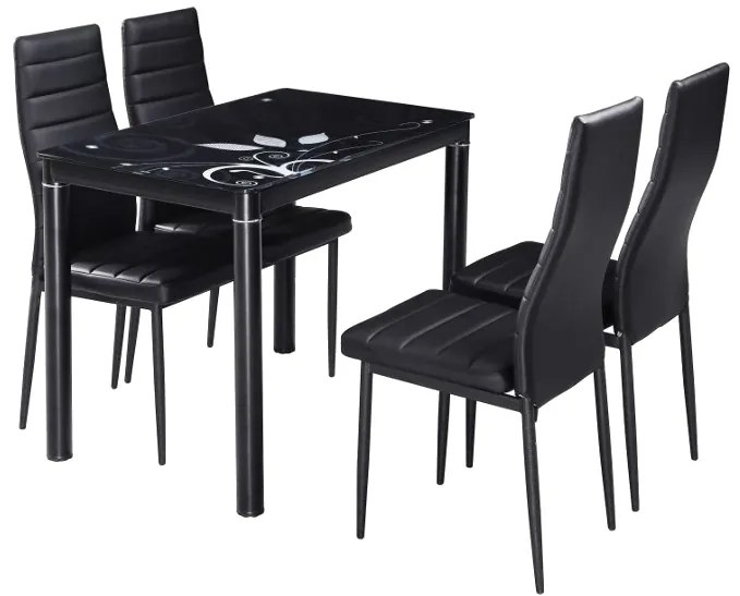 Casarredo Jídelní stůl DAMAR 80x60 černý