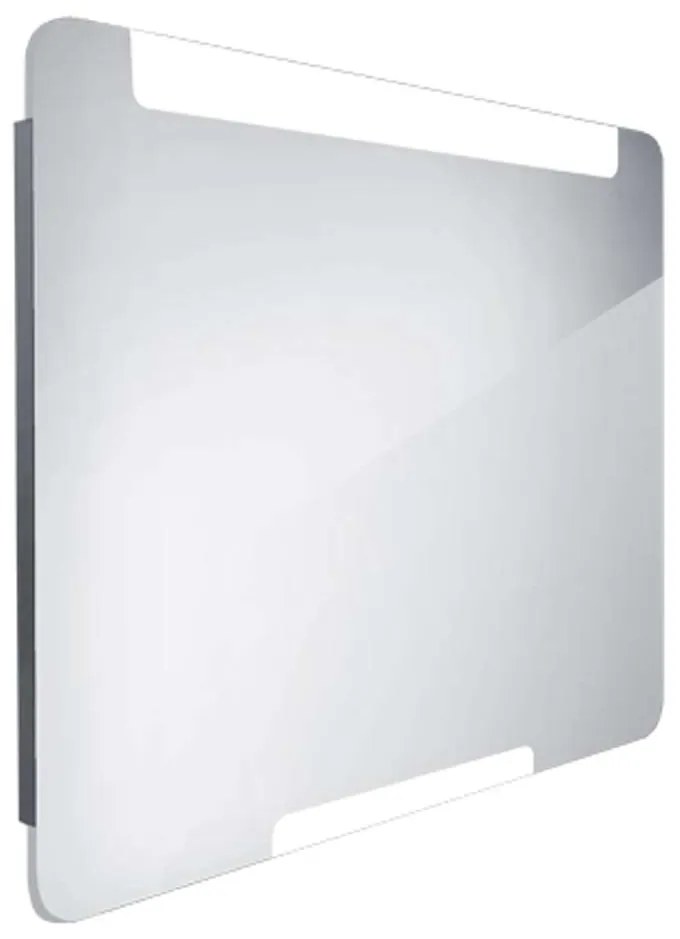 Nimco - Zrcadlo s LED osvětlením, 80x70 cm, hliník ZP 22003
