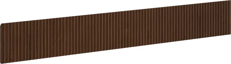 Mexen Mexen, Rýhované čelo pro korpus koupelnové skříňky 140 x 20 cm, ořech, 91A20-1400-235-1-86