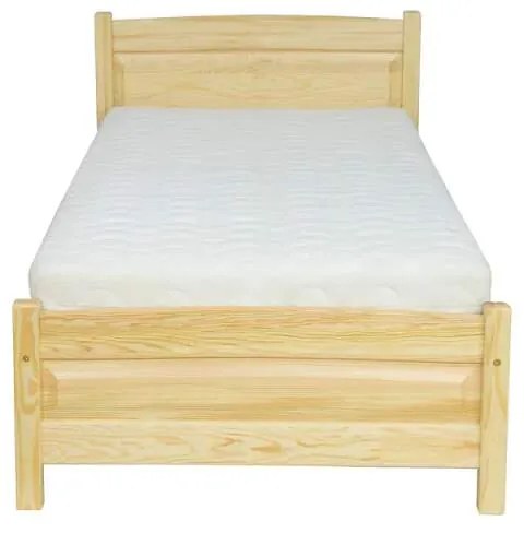 Drewmax LK125 80x200 cm - Dřevěná postel masiv jednolůžko
