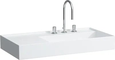 Laufen Kartell umyvadlo by 90x46 cm bez otvoru pro baterii, bez přepadu H8103390001121