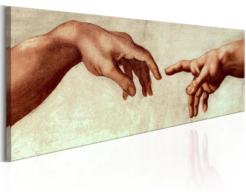Obraz na plátně Bimago - God's Finger 120x40 cm