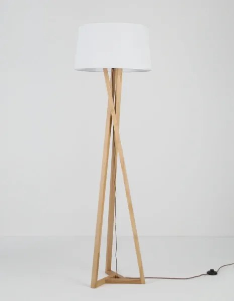Dřevěná stojací lampa Salino B 50 Dřevo