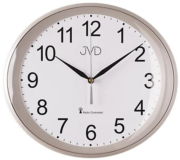 Přesné moderní rádiem řízené hodiny JVD RH64.5