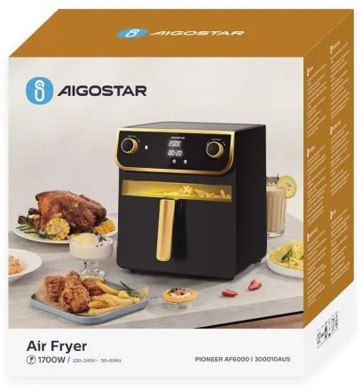 Aigostar - Horkovzdušná fritéza 8l 1700W/230V