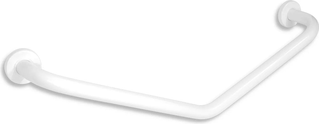 Novaservis - Úhlové držadlo s krytkami 400 x 400 mm bílé, R66404,11