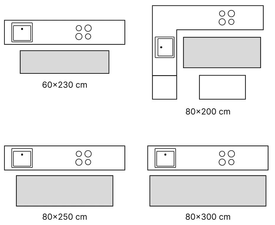 Béžový běhoun 67x200 cm Soft Eman – FD