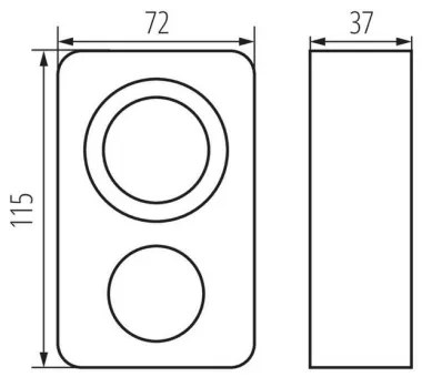 Spínací zásuvka/spínací hodiny Kanlux STER TS-MF1 01001