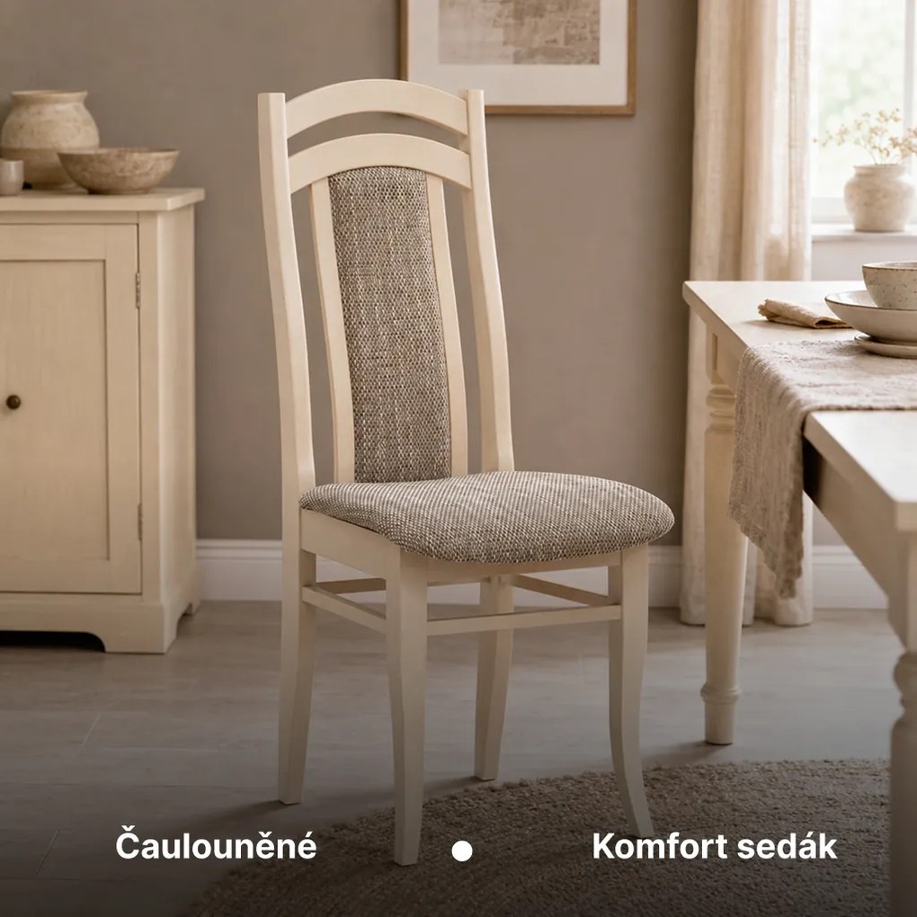 Stima Jídelní židle AIDA čalouněná buk / ekf antracite v1