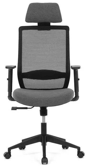 Ergonomická kancelářská židle AURELIE - černá síťovina Barva: šedá