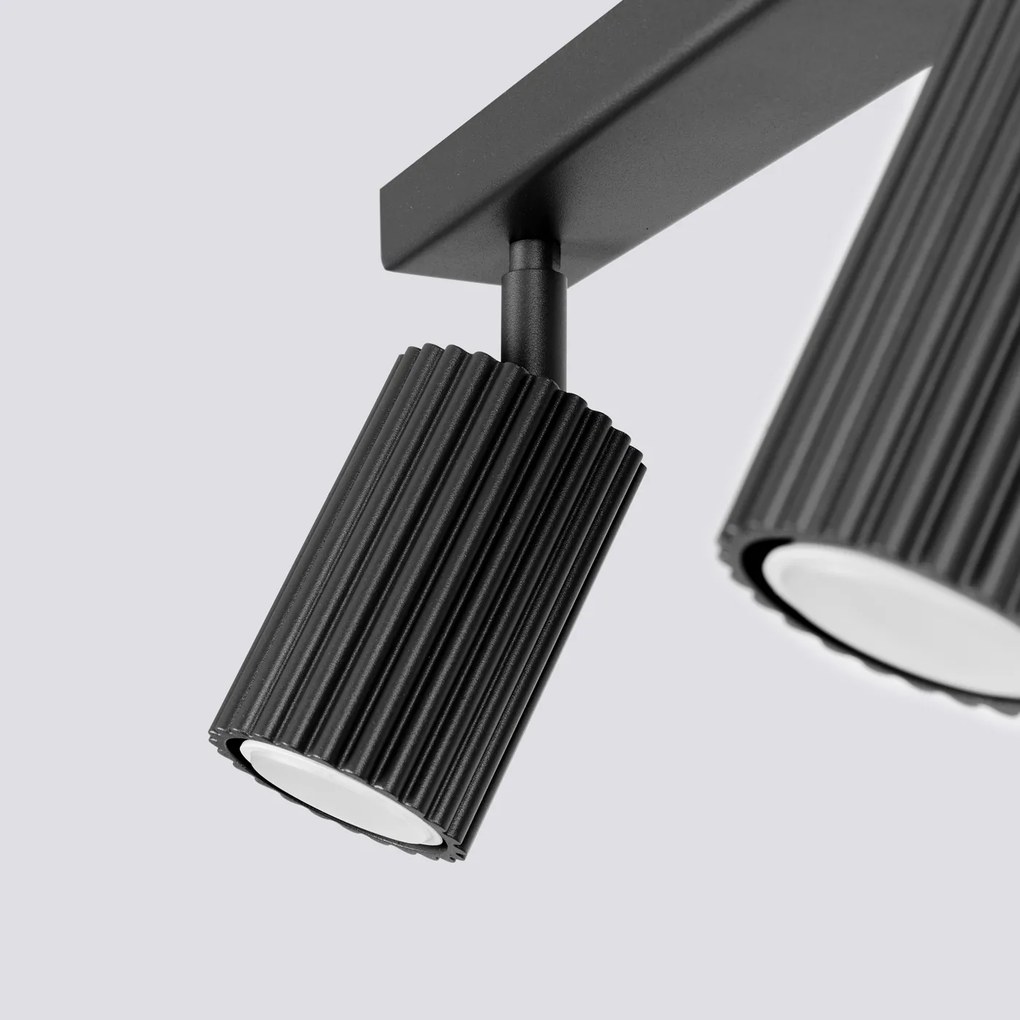 Sollux Lighting Stropní svítidlo KARBON 3L černé