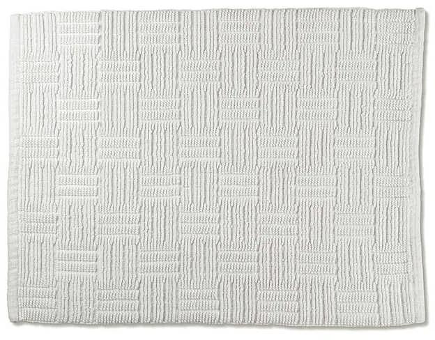 KELA Koupelnová předložka Leana 65x55 cm bavlna bílá KL-23525
