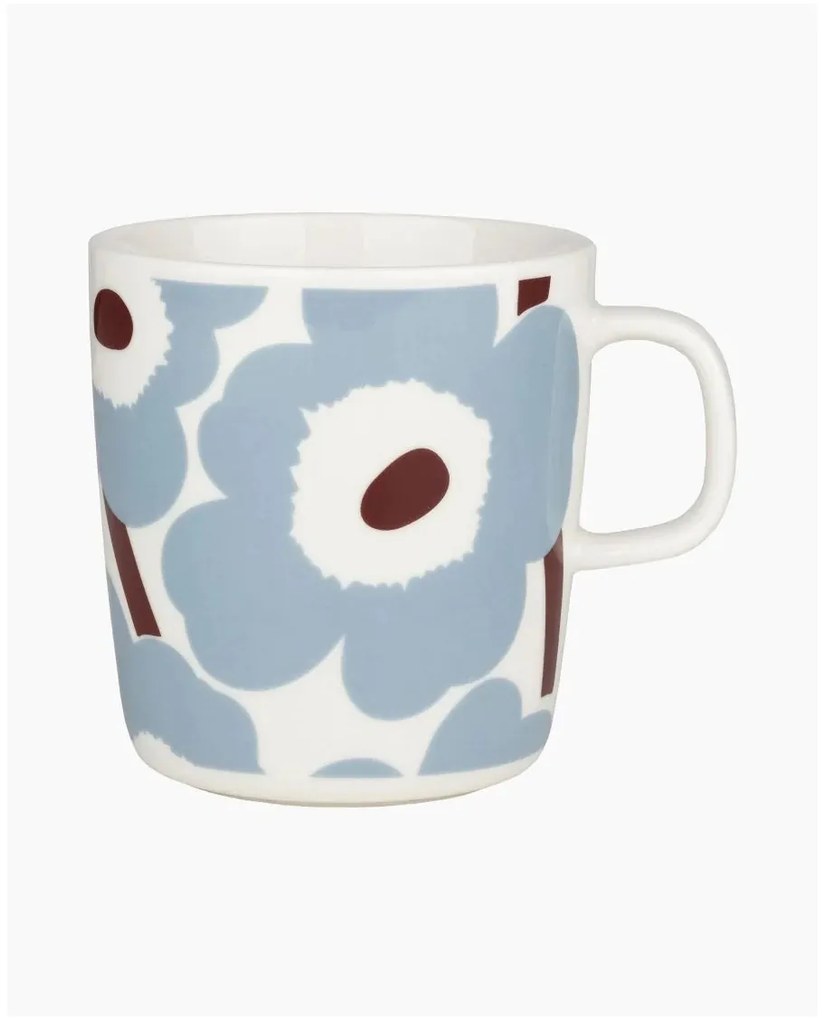 Hrnek Oiva Unikko Wine Red 4 dl Marimekko