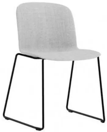 INFINITI - Židle RELIEF - s ližinovou podnoží čalouněná