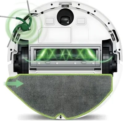 iRobot Roomba Combo 115 + AutoEmpty dock bílá / Robotický vysavač / Wi
