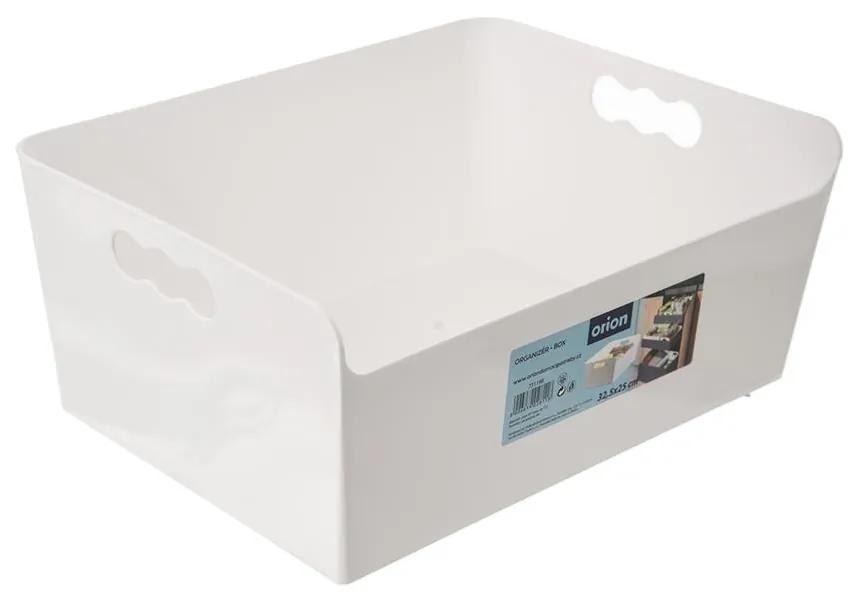 Orion L - Úložný box, krabice, víceúčelový organizér ala ikea, TIBOX, bílý