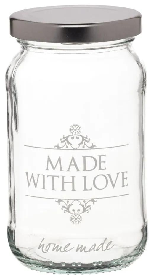 Zavařovací sklenice Kitchen Craft Made with Love, 454 ml