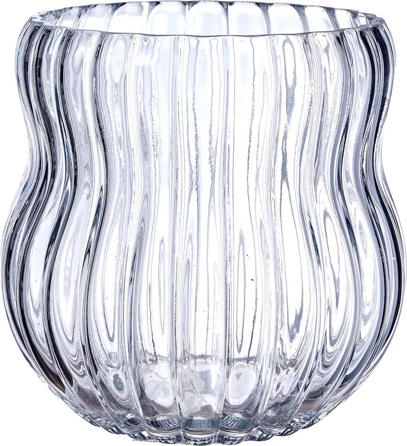 PEARL Lucerna skleněná 19 cm - čirá