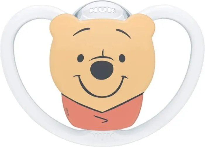 Dudlík NUK Perfect Match Air Disney Medvídek Pú 6-18 měsíců white velikost 6-18 m