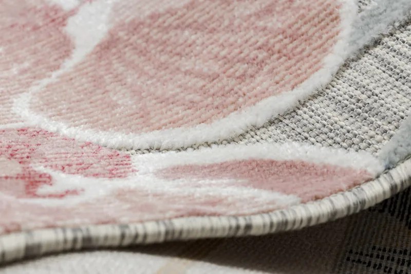 Dywany Łuszczów, Kusový koberec Botanic 65240 Flamingo grey – na ven i na doma, 157x220, vícebarevná, chodba / předsíň