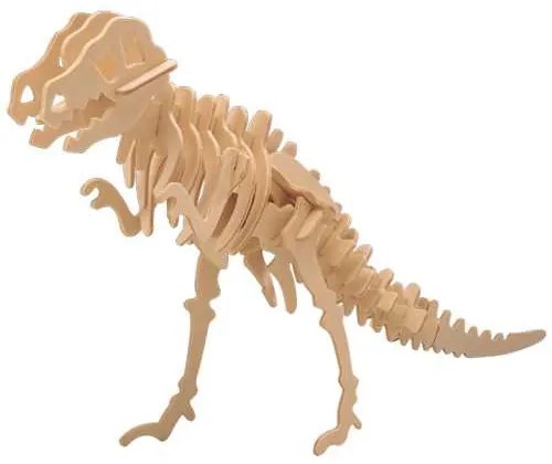 Woodcraft construction kit Woodcraft Dřevěné 3D puzzle Tyranosaurus rex